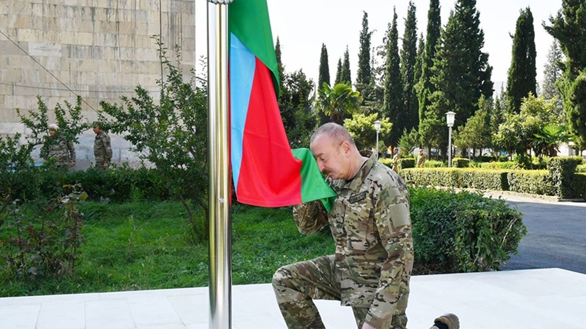 Azerbaycan Cumhurbaşkanı Aliyev, Hankendi ve Hocalı'da Azerbaycan ...